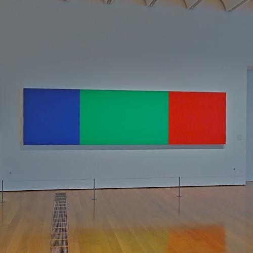 'Blue, Green, Red (EK 950)' by Ellsworth Kelly in Atlanta, GA (Google Maps)