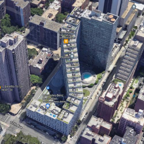 'Mercedes House' by TEN Arquitectos in New York, NY (Google Maps)