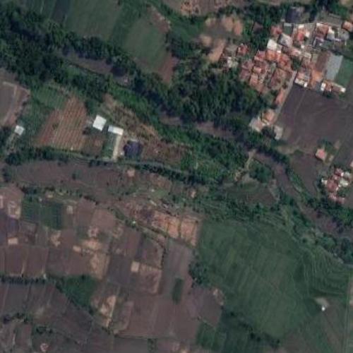2022 West Java earthquake epicenter in Cianjur, Indonesia (Google Maps)