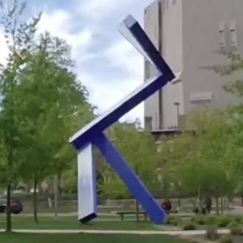 'For Jennifer' by Joel Shapiro in Denver, CO (Google Maps) (#2)