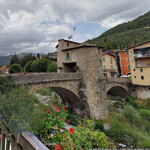 Old bridge of Sospel in Sospel, France - Virtual Globetrotting