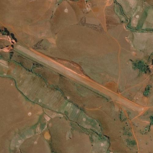 Andriamena Airport in Amparafaravola, Madagascar (Google Maps)