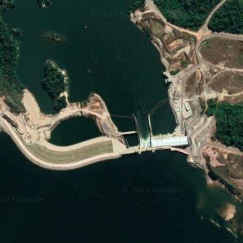 Usina Hidrelétrica de Sinop in Sinop, Brazil (Google Maps)