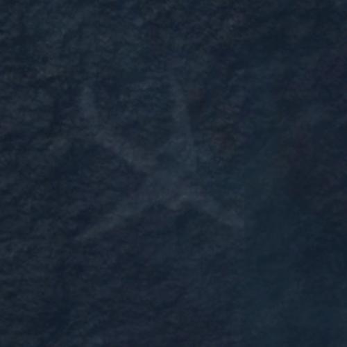 Sunken Plane in Spring Point, Bahamas (Google Maps)