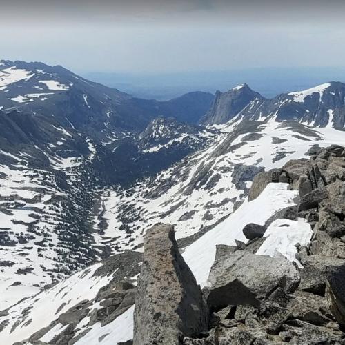 East Temple Peak (W7Y/SL-012) in Lander, WY (Google Maps)