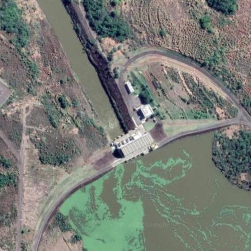 Usina Hidrelétrica Passo São João in Roque Gonzales, Brazil (Google Maps)