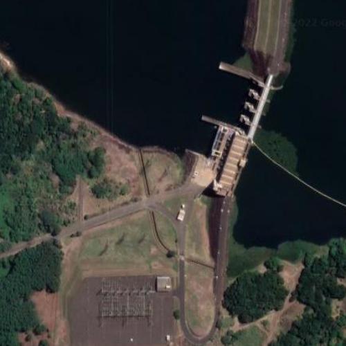 Usina Hidrelétrica de Canoas II in Andirá, Brazil (Google Maps)