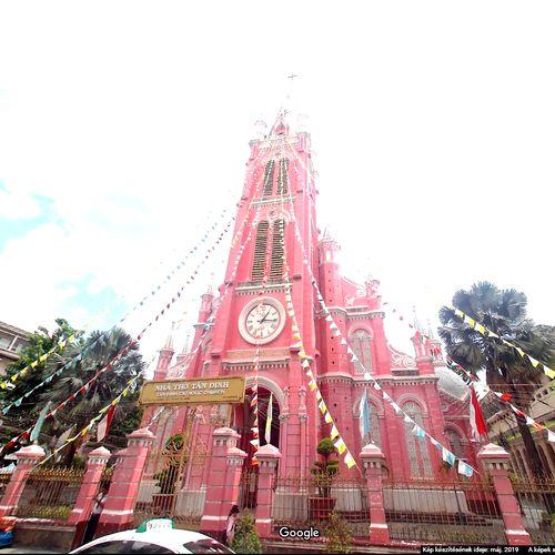 Tan Dinh catholic church in Ho Chi Minh City, Vietnam (Google Maps)