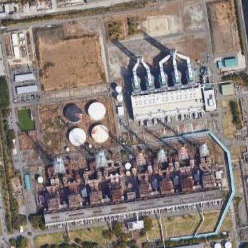 Sakaiko Power Station in Sakai, Japan (Google Maps)