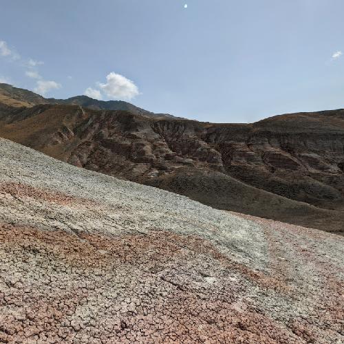 Candy Cane Mountains in Siyazan, Azerbaijan (Google Maps)