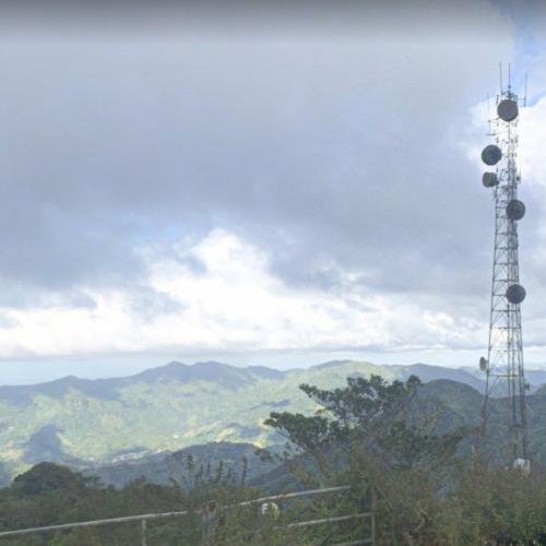 Cerro de Punta (KP4/CC-001) in Ponce, Puerto Rico (Google Maps)