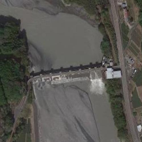 Shiogō Dam in Kawanehon, Japan (Google Maps)