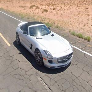 Mercedes-Menz SLS AMG in Tonalea, AZ - Virtual Globetrotting