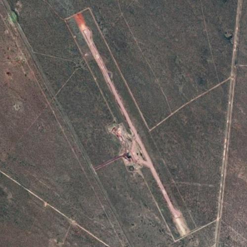 Sishen Airport in Kathu, South Africa (Google Maps)