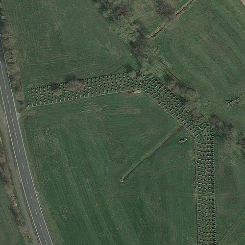 The Siegfried Line in Walheim, Germany (Google Maps)