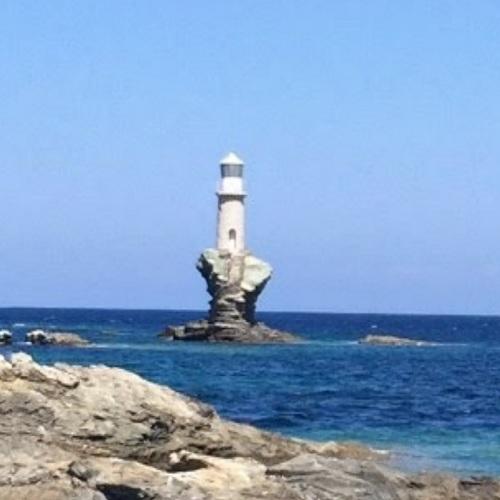 Tourlitis Lighthouse in Andros, Greece (Google Maps) (#2)