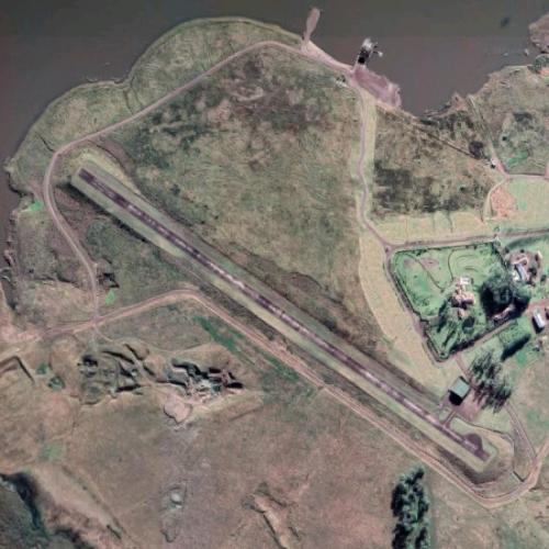 Saman Lascano Airport in Lascano, Uruguay (Google Maps)