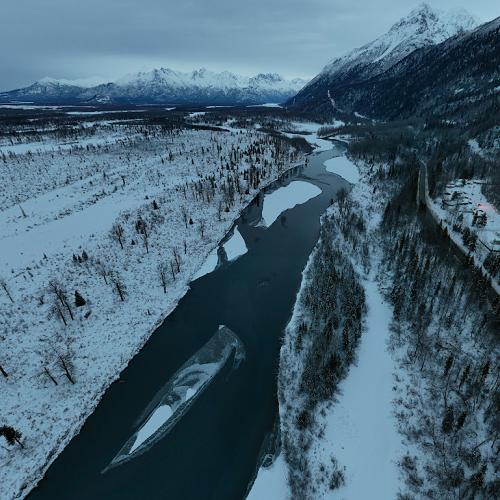Eklutna Tailrace in Palmer, AK (Google Maps)