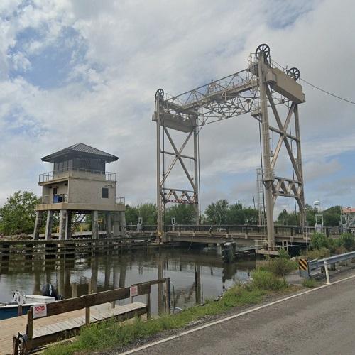 Yscloskey Bridge in Yscloskey, LA (Google Maps)