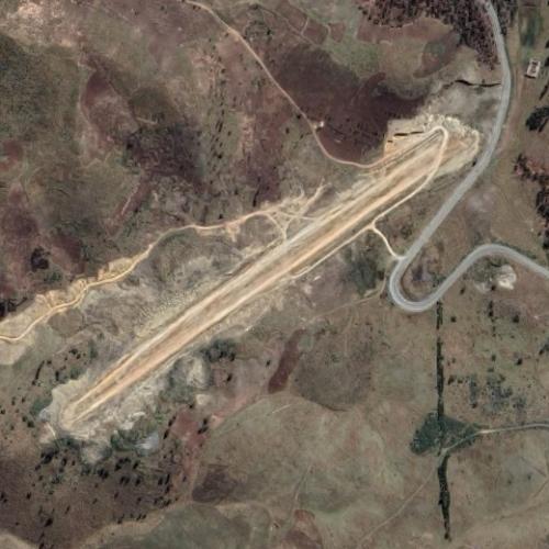 Tamburco Airport in Abancay, Peru (Google Maps)