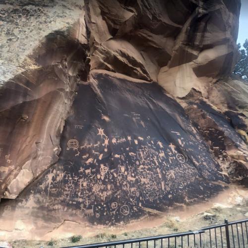 Newspaper Rock Petroglyph Site in Monticello, UT (Google Maps)