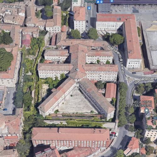 天 Building in Perugia, Italy (Google Maps)