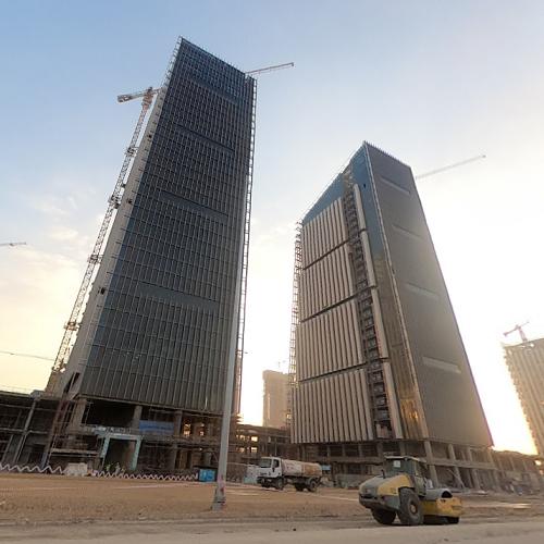C11 & C12 Twin Towers in New Administrative Capital, Egypt (Google Maps)