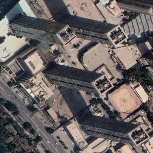 El Maadi Residential Towers in Cairo, Egypt (Google Maps)