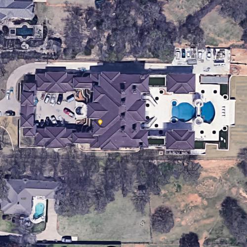 Oscar Renda's megamansion in Southlake, TX (Google Maps)