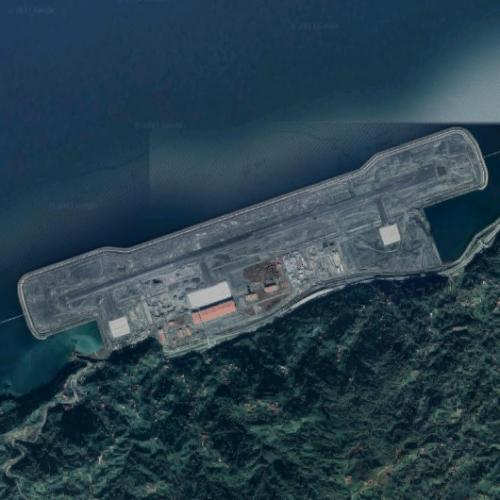 Rize–Artvin Airport in Rize, Turkey (Google Maps)