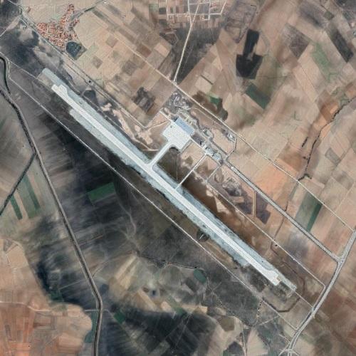 Zafer Airport in Kutahya, Turkey (Google Maps)