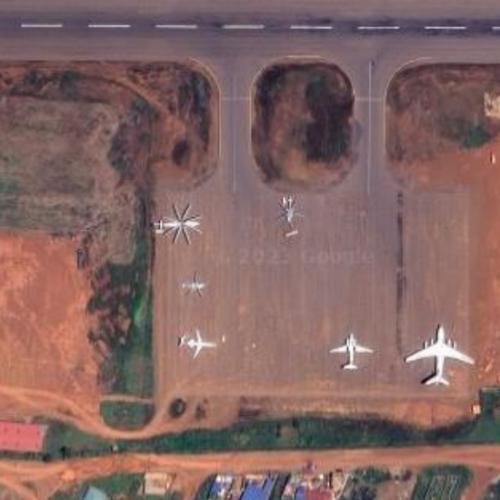 Wau Airport (WUU) in Wau, South Sudan (Google Maps)