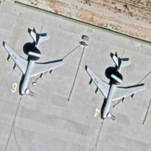Boeing E-3 Sentry in Konya, Turkey (Google Maps)