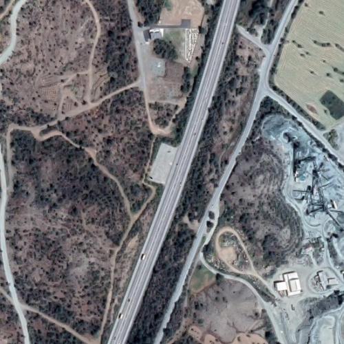 Kornos Highway Strip in Larnaca, Cyprus (Google Maps)