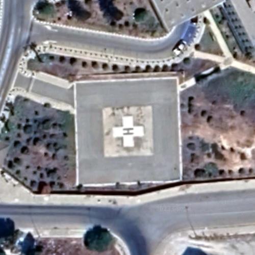 Famagusta General Hospital Helipad in Paralimni, Cyprus (Google Maps)