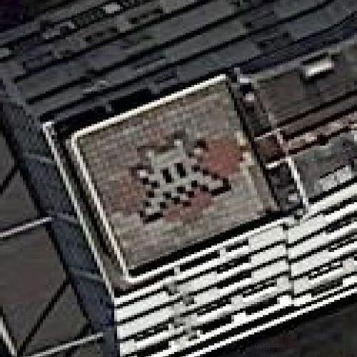 Space invader in Paris, France (Google Maps) (#2)