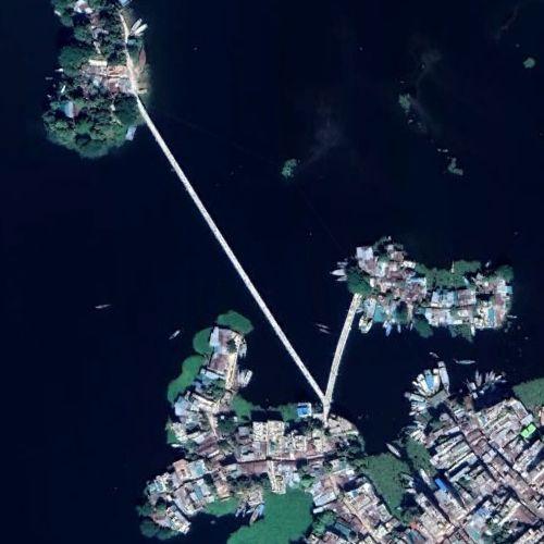 Y shaped bridge in Rangamati, Bangladesh (Google Maps) (#2)