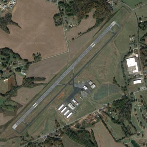 Shelby–Cleveland County Regional Airport in Shelby, NC (Google Maps)