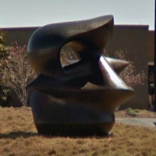 'Large Spindle Piece' by Henry Moore in Raleigh, NC (Google Maps) (#3)