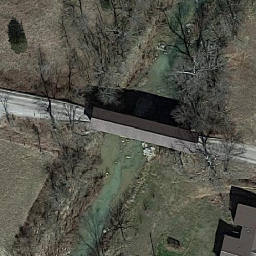 Harshaville Covered Bridge in Unity, OH (Google Maps)