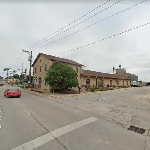 Atchison Santa Fe Freight Depot in Atchison, KS (Google Maps)