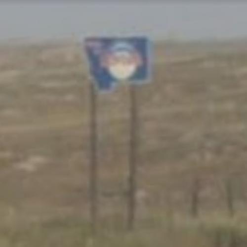 Welcome to Montana sign in Biddle, MT (Google Maps) (#5)