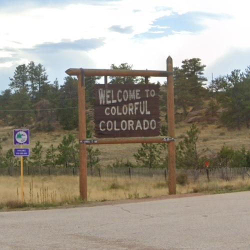 Welcome to Colorful Colorado sign in Laramie, WY (Google Maps) (#2)