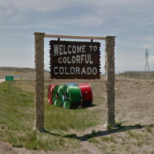 Welcome to Colorful Colorado sign in Cheyenne, WY (Google Maps) (#3)
