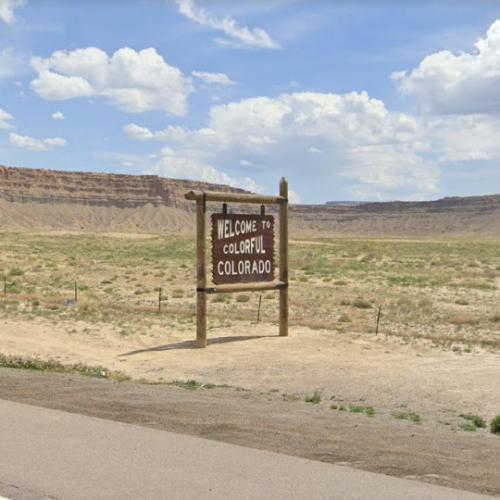 Welcome to Colorful Colorado sign in Towaoc, CO (Google Maps) (#4)