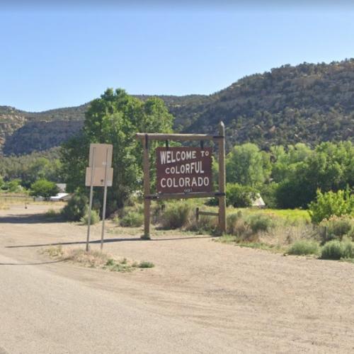 Welcome to Colorful Colorado sign in Aztec, NM (Google Maps) (#8)