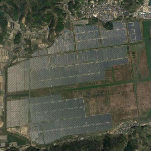 Setouchi Kirei Mega Solar Power Plant in Setouchi, Japan (Google Maps)