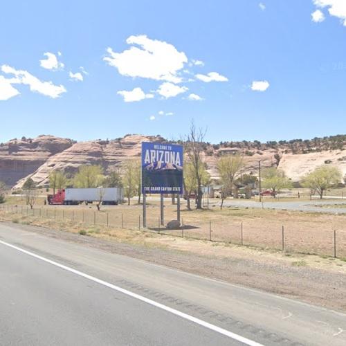 Welcome to Arizona sign in Lupton, AZ (Google Maps) (#2)
