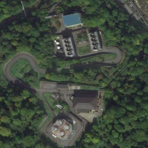 Kakkonda Geothermal Power Plant in Shizukuishi, Japan (Google Maps)