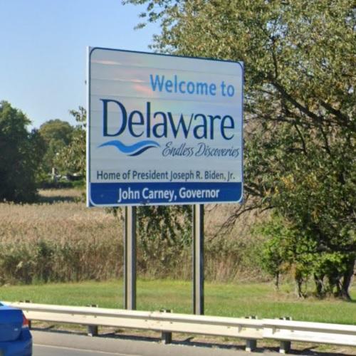 Welcome to Delaware sign in New Castle, DE (Google Maps) (#4)